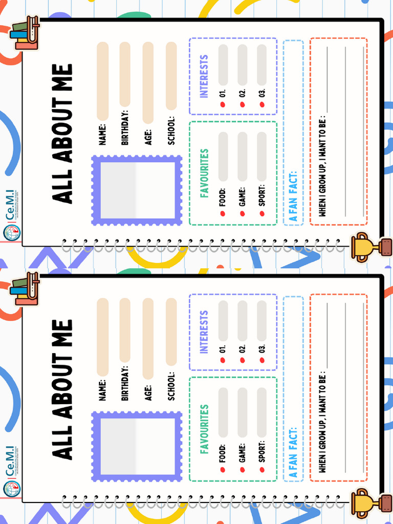 All About Me - Class Nº1 | PDF