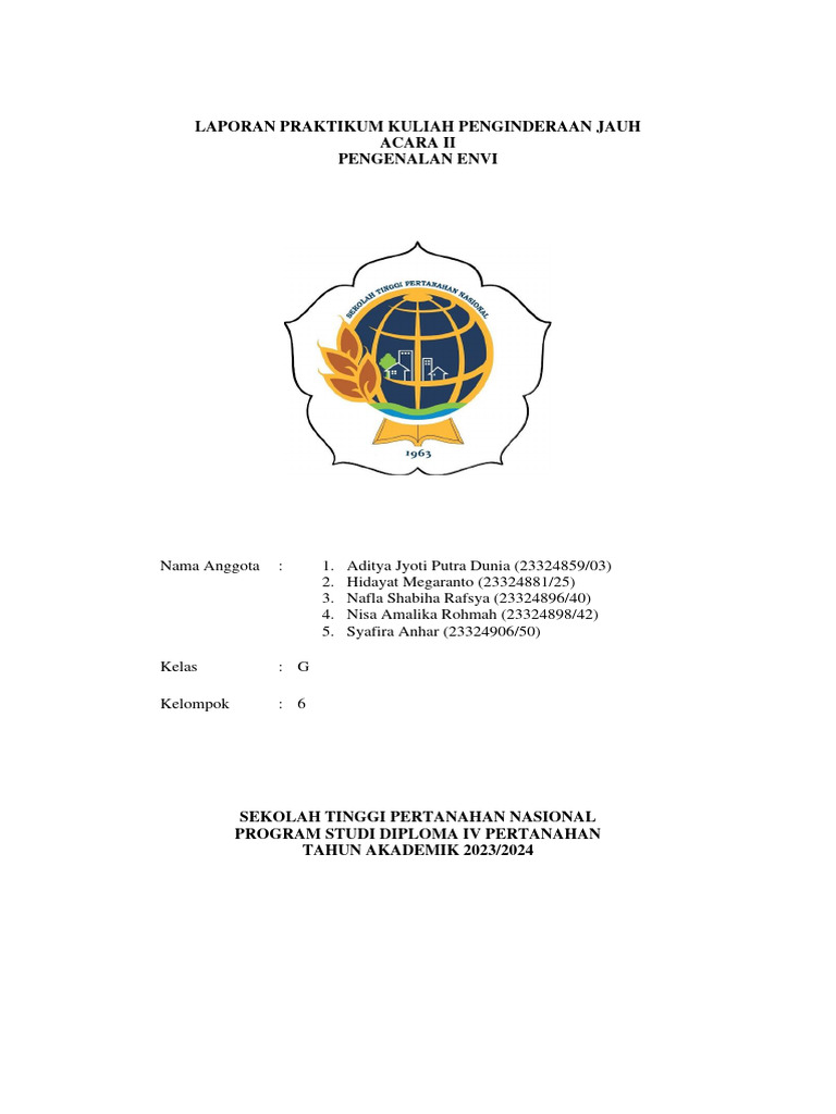 Laporan Envi | PDF