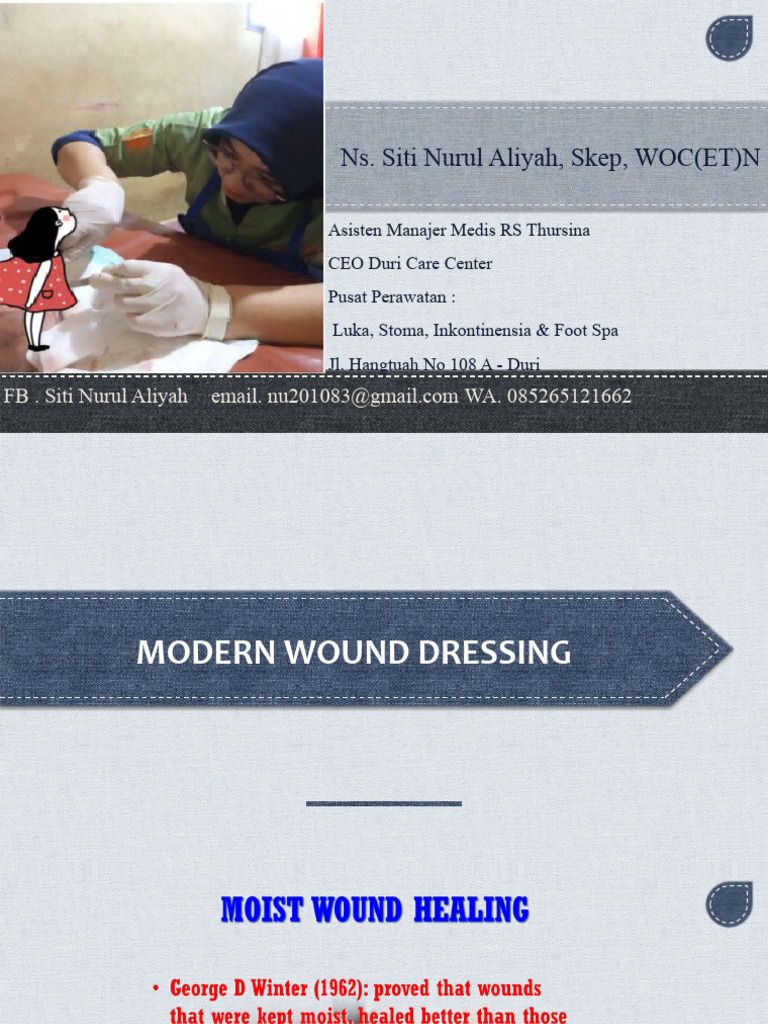 Modern Wound Dressing - pptx-1 | PDF | Wound