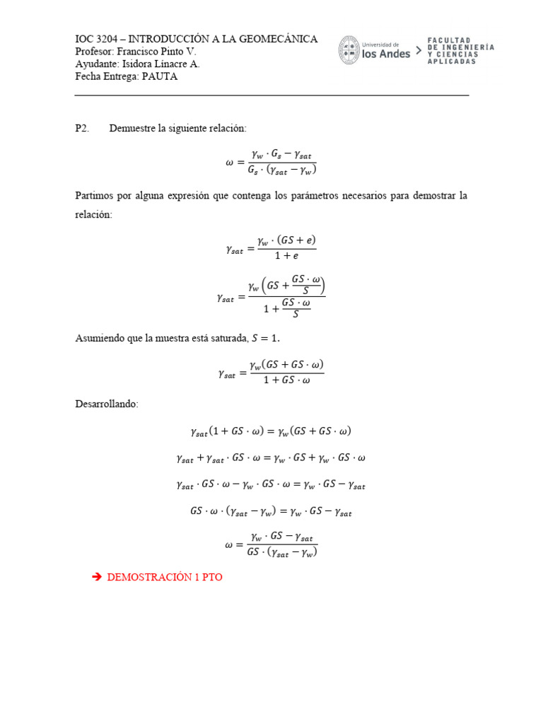 Pauta Tarea N1 | PDF