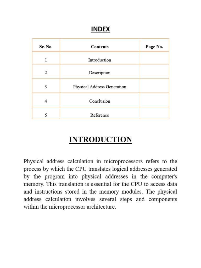 MIC project | PDF | Computer Data Storage | Central Processing Unit