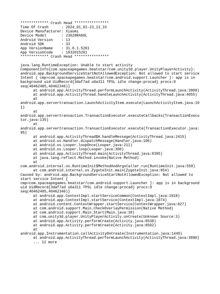 Mod Menu Crash 2024 01 02 23 13 33 Pdf Android Operating System Java Programming Language