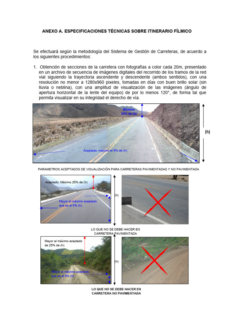 Especificaciones para Itinerario Fílmico | PDF | Tecnología de ...