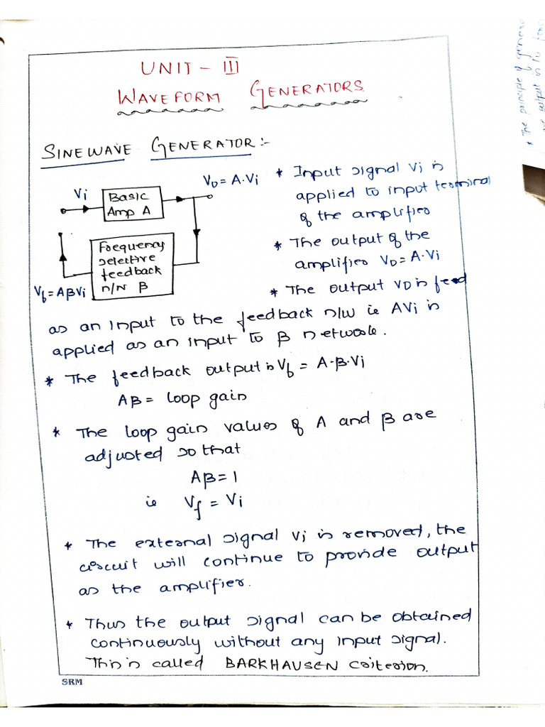 Analog Unit 3 Waveform Generators | PDF
