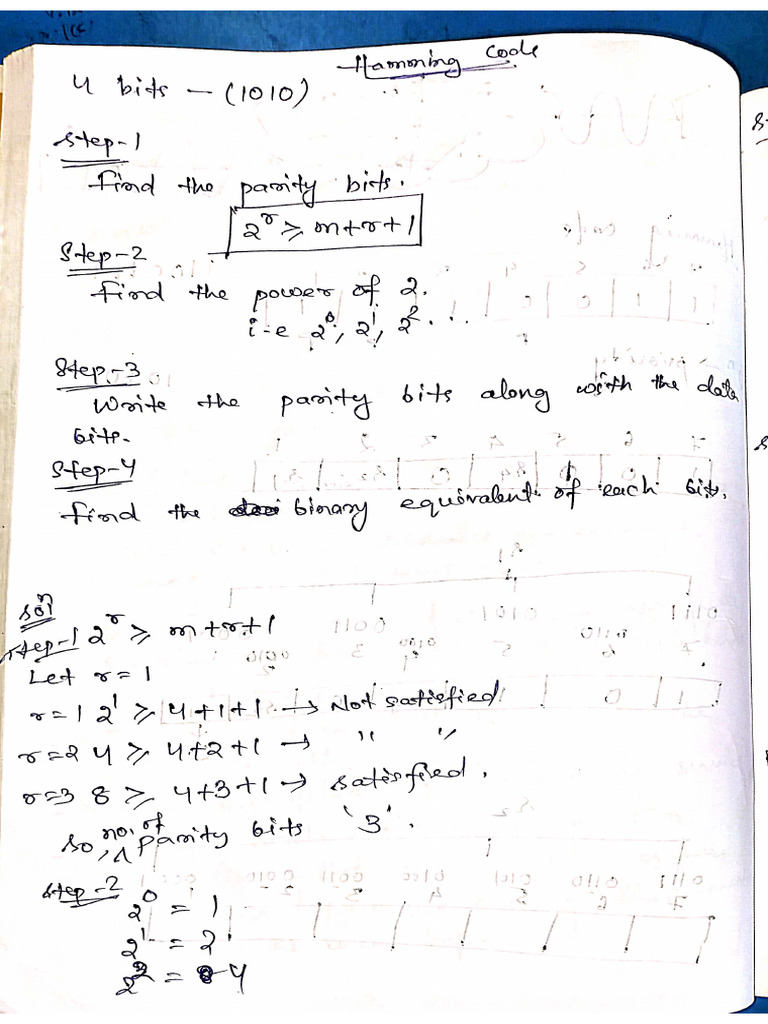 DCCN Note (Hamming Code To (PPP) ) - 1 | PDF