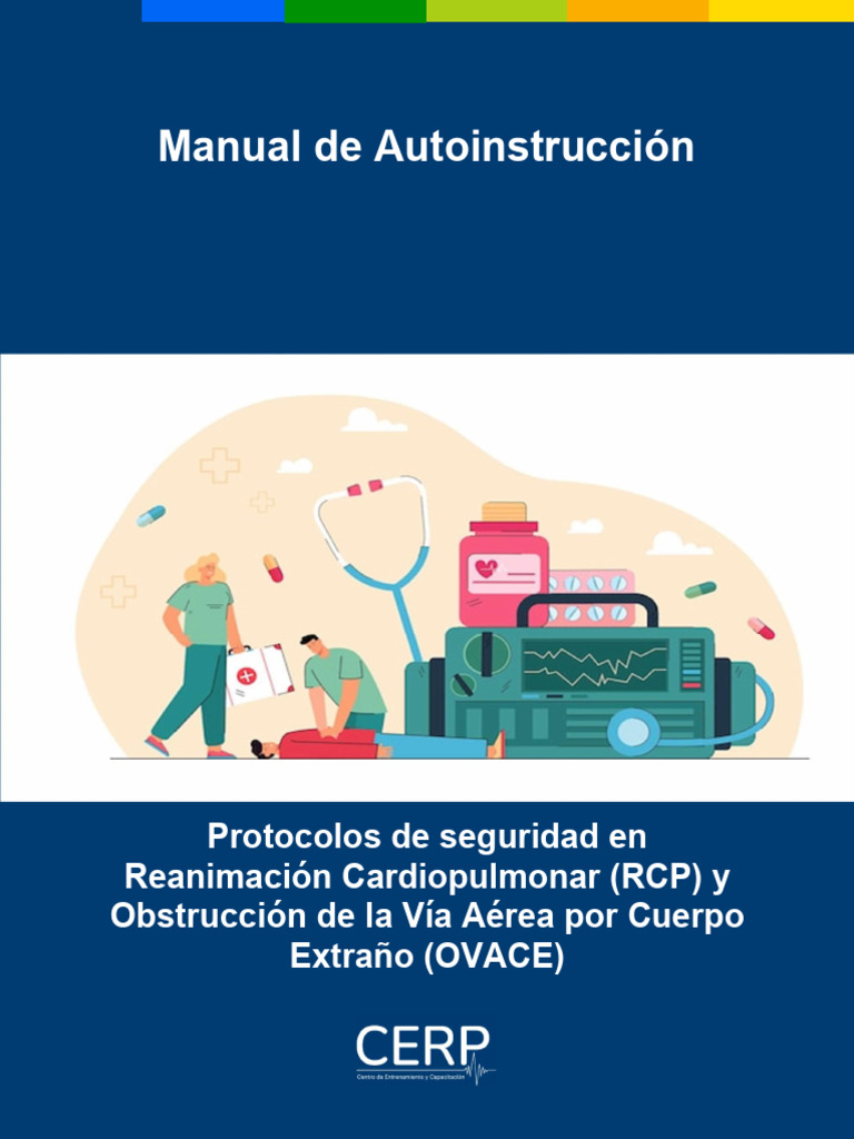 Manual Protocolos RCP y OVACE | PDF | Reanimación cardiopulmonar | Paro ...