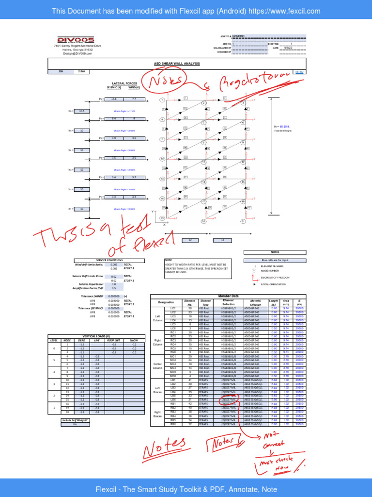 2B - Shear - Wall - 6levels V7 1 | PDF | Structural Engineering ...