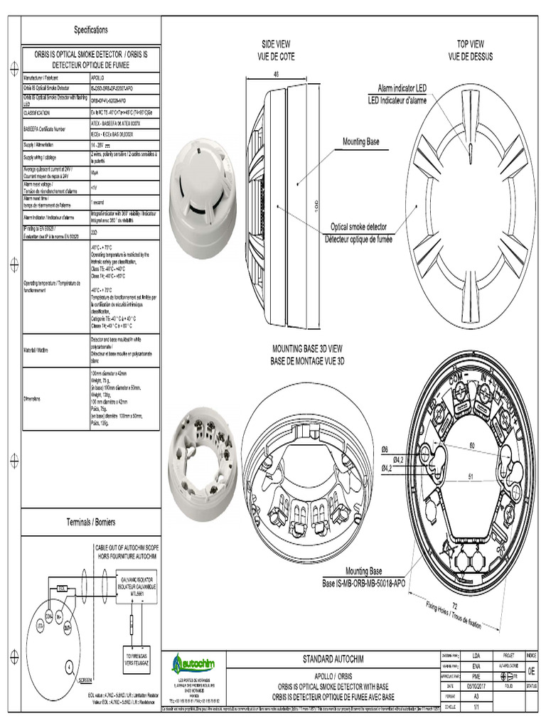 DATASHEET-APOLLO-ORBIS-OPTICAL SMOKE IS | PDF
