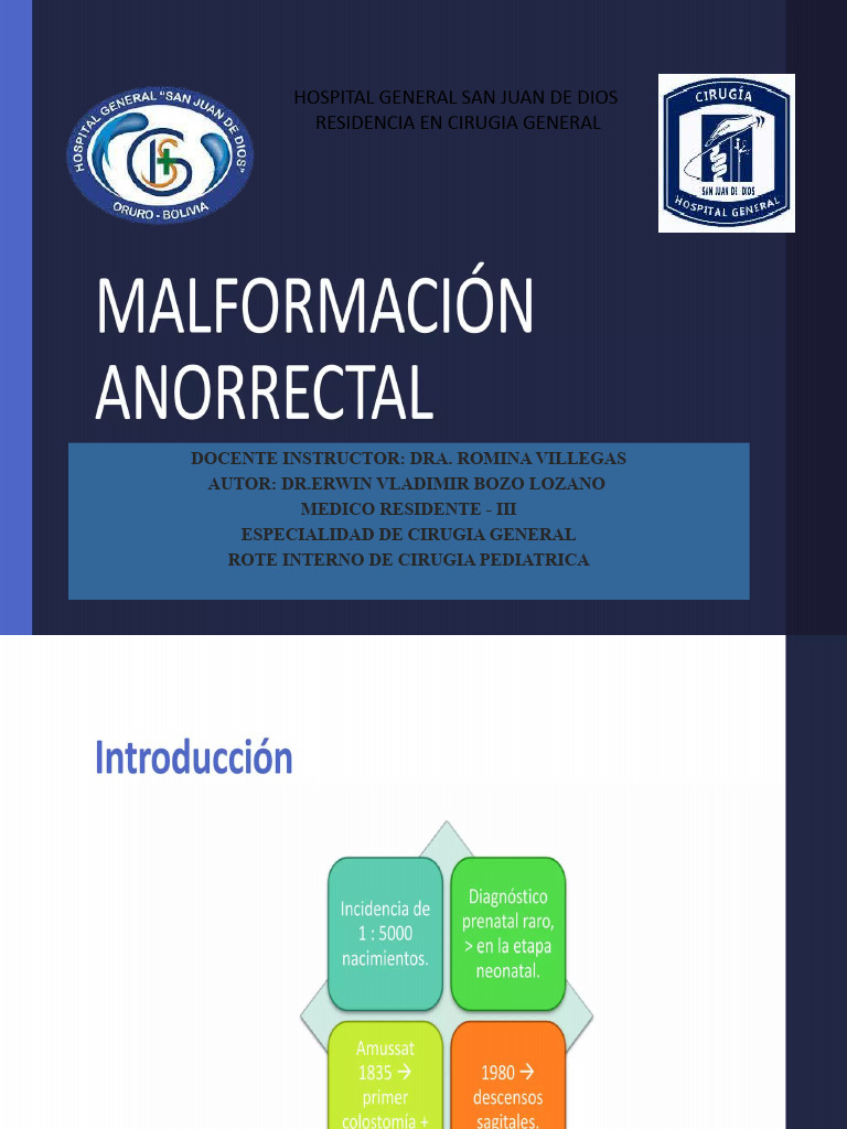Clasificación y Manejo de Malformaciones Anorrectales en Niños | PDF