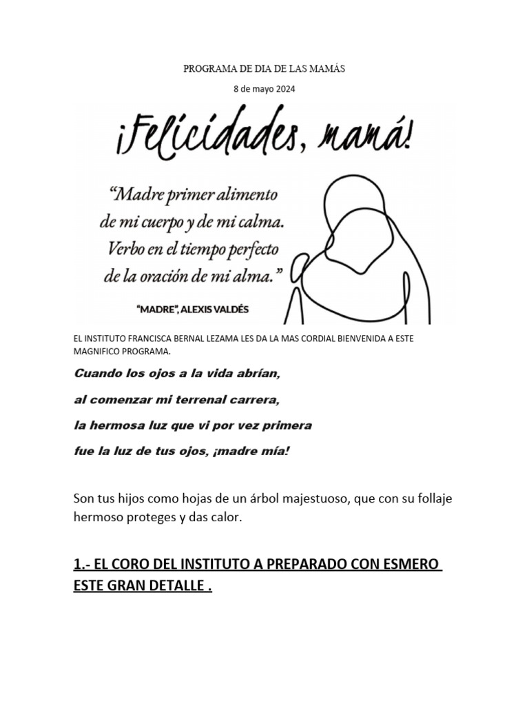 Programa 10 de Mayo 2024 | PDF