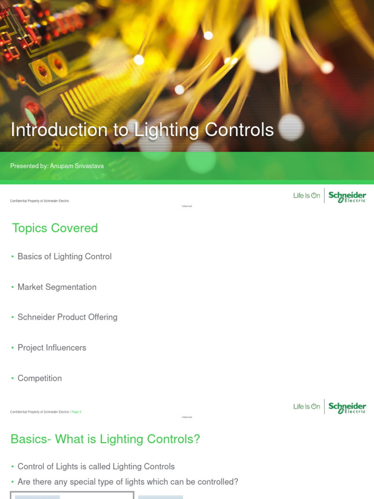 Basics of Lighting Control | PDF | Lighting | Fluorescent Lamp