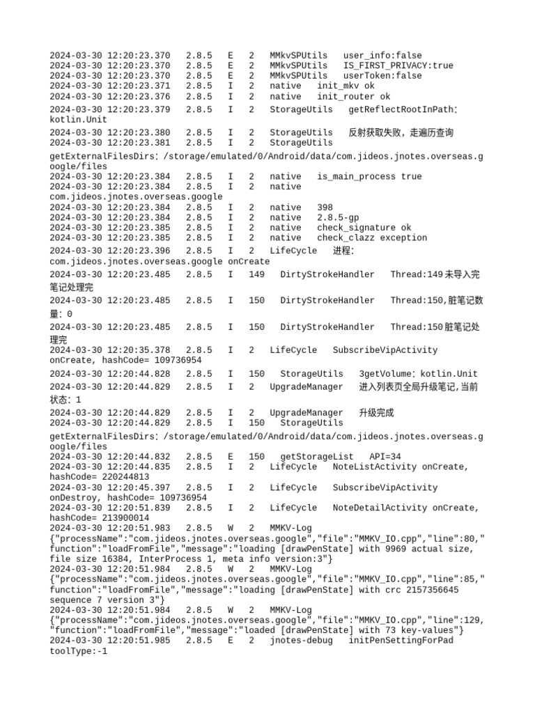 2024 03 30 - Log | PDF | Software | Computing Platforms