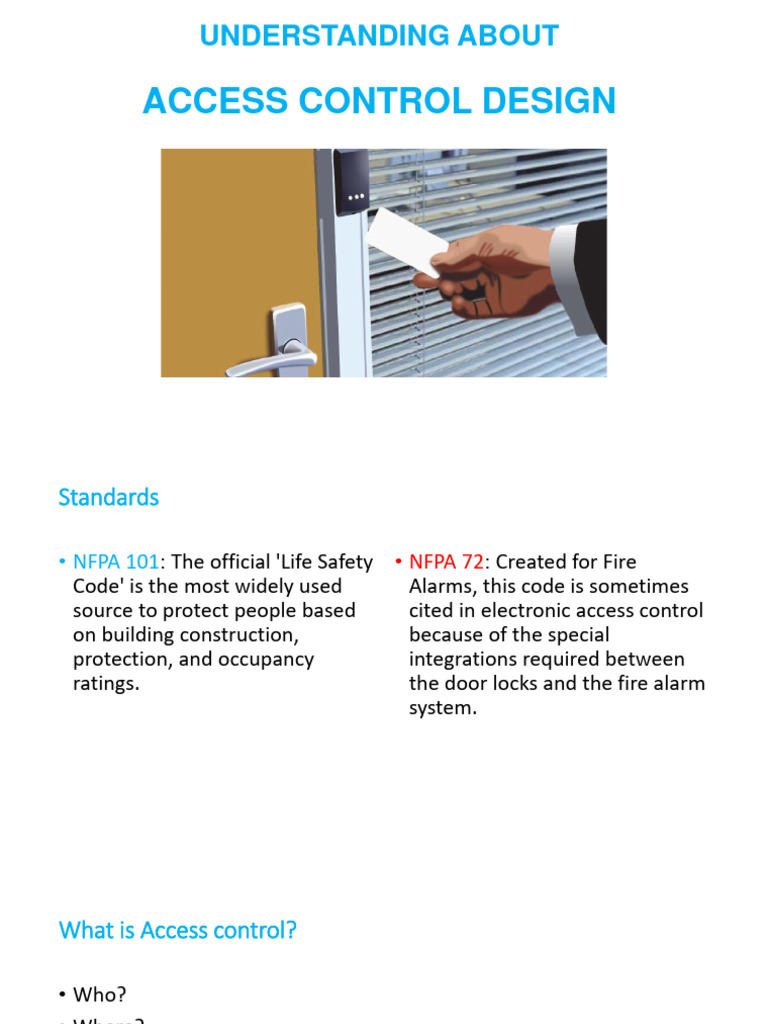 Access Control | PDF | Access Control | Door