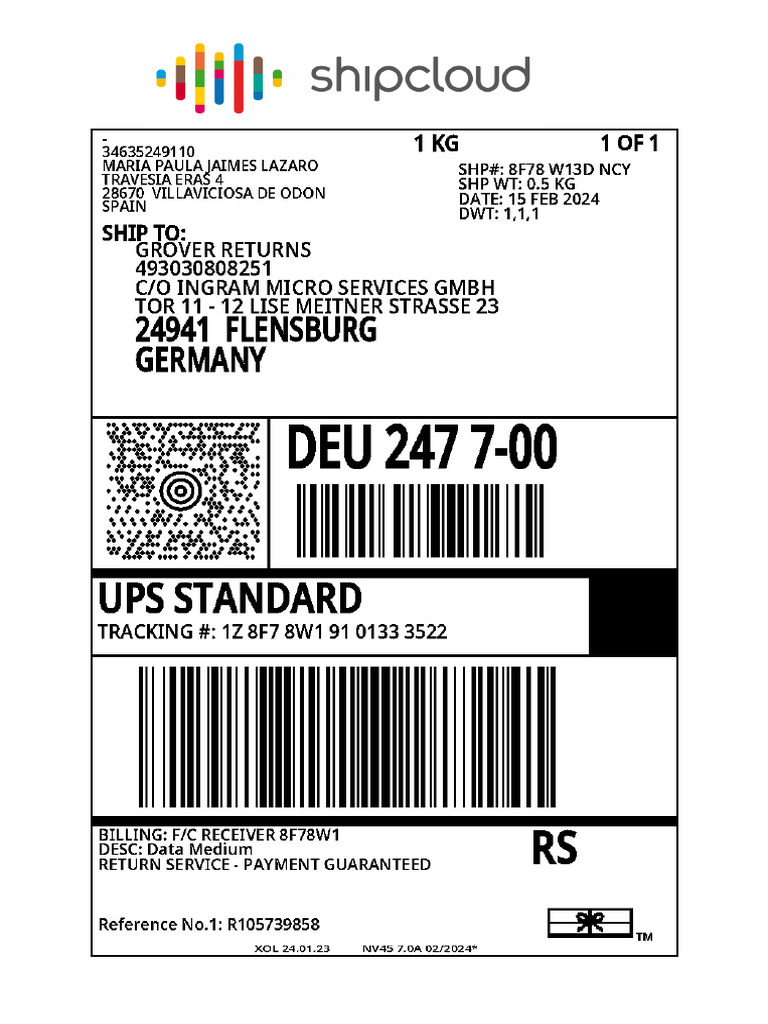 Shipping Label 506d4bf9b7 | PDF