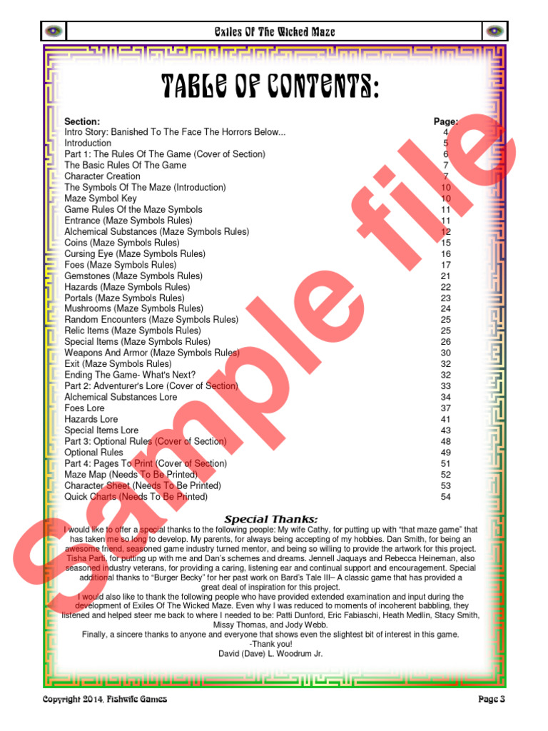 Exiles of The Wicked Maze | PDF | Gemstone | Books