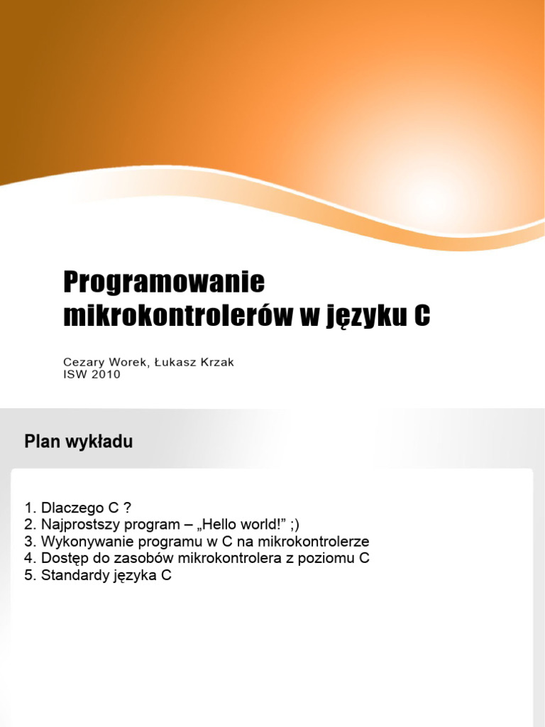 Programowanie W Języku C | PDF
