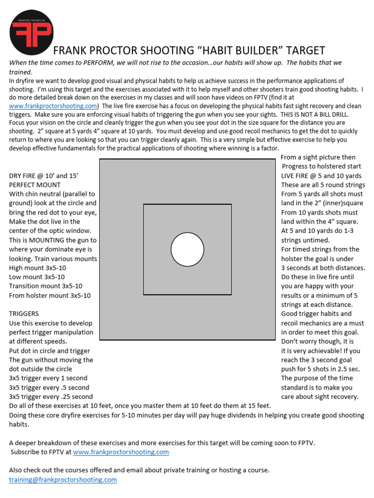 FP Habit Builder Target | PDF | Projectiles | Flight