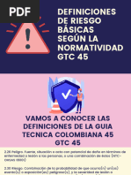 Guia Tecnica Colombiana GTC 45 | PDF | Riesgo | Radiación