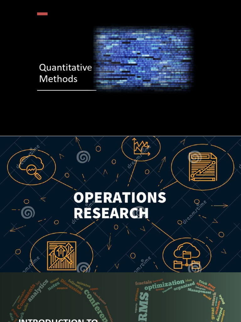 Introduction To OR | PDF | Operations Research | Mathematical Optimization
