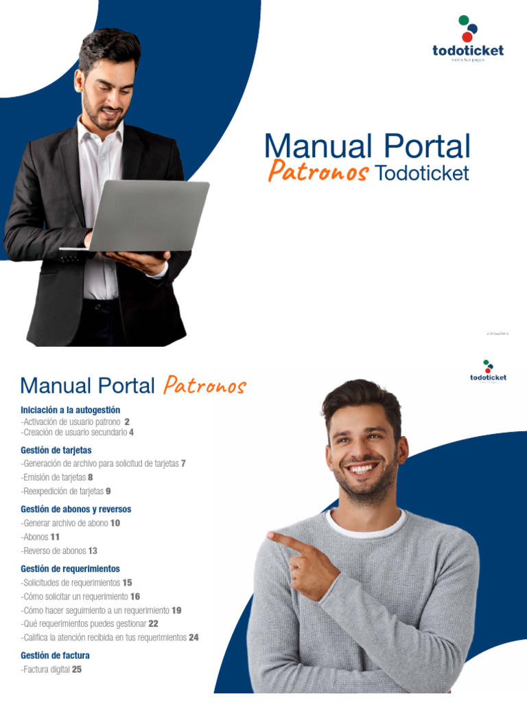 01 Manual Portal Patronos. | PDF | Archivo de computadora | Informática