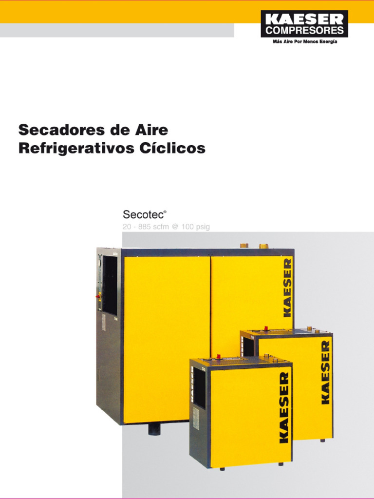 Secadores Refirgerativos Secotec | PDF