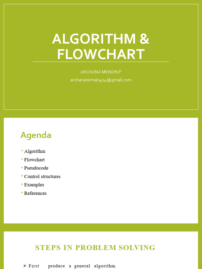 Algorithm And Flowchart 4 Pdf Algorithms Computer Programming 6768