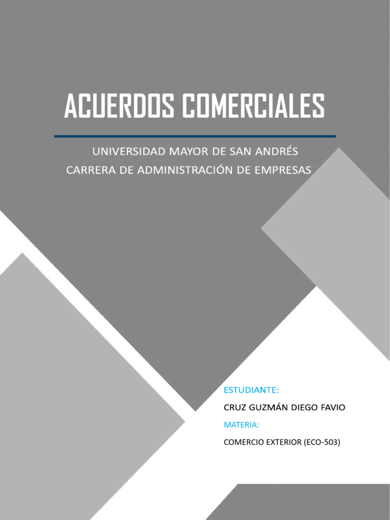 Acuerdos | PDF | Tratado de Libre Comercio Norteamericano | Libre comercio