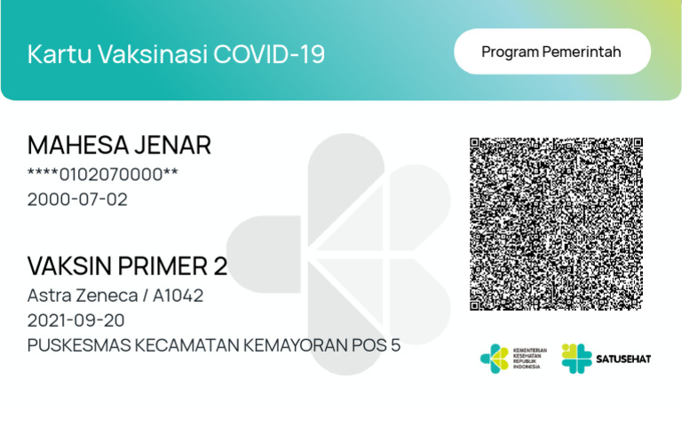 Contoh Surat Vaksin Pdf