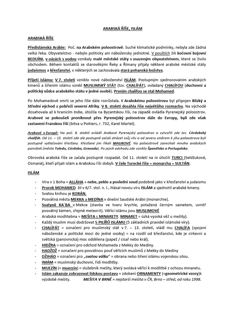 Arabska Rise, Islam (2021 - 2022) | PDF