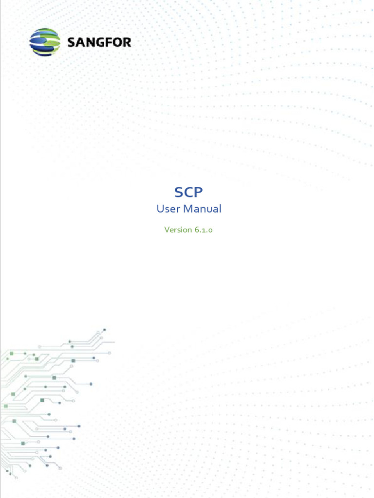 Sangfor SCP User Manual | PDF | Cloud Computing | Open Stack Sangfor SCP User Manual | PDF | Cloud Computing | Open Stack