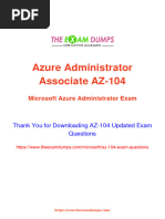 AZ-104 Study Guide | PDF | Microsoft Azure | Active Directory