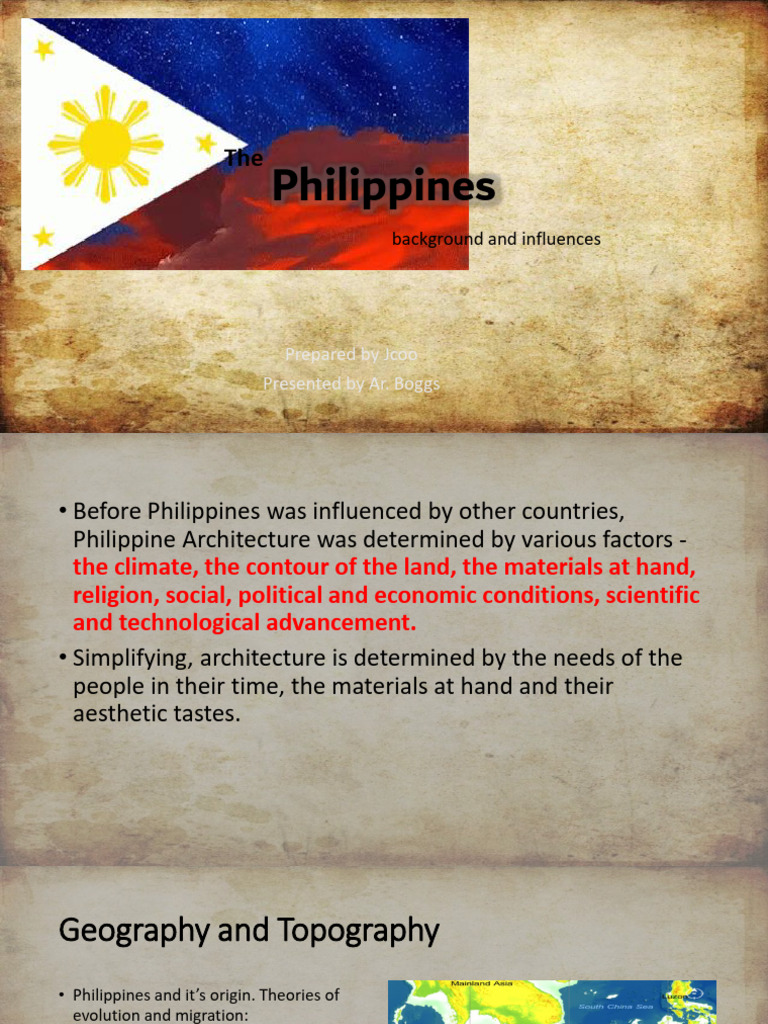 1 - The Philippines Background and Influences 1 | PDF | Philippines ...