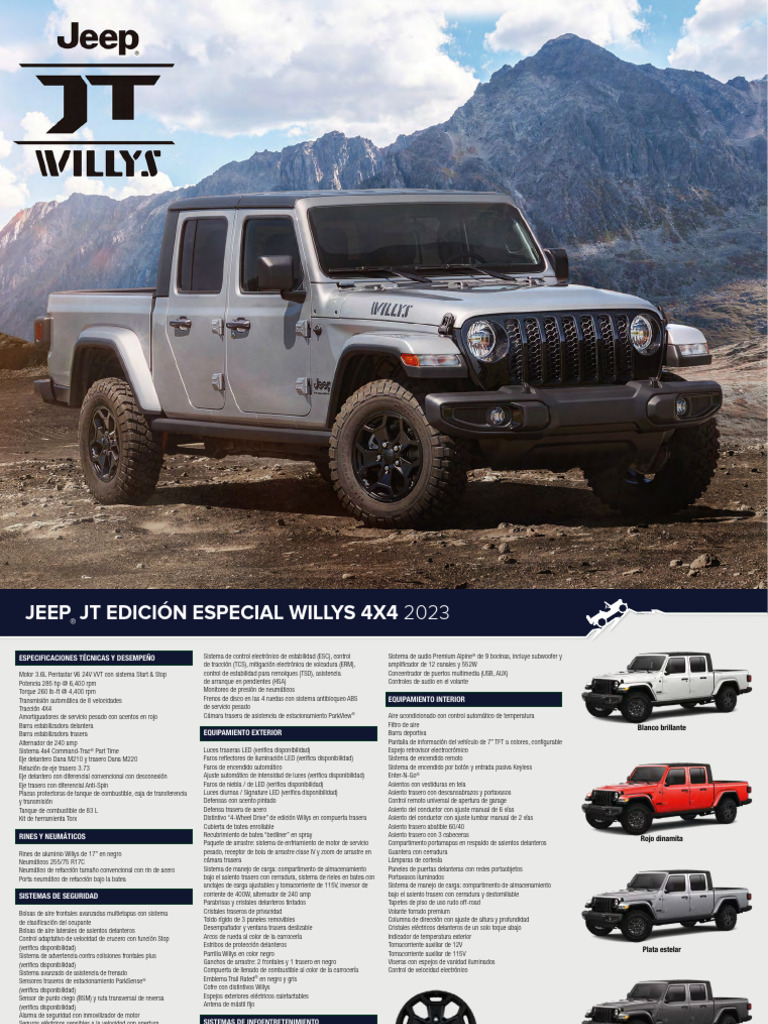 Jeep | PDF | todoterreno | Tracción en las cuatro ruedas