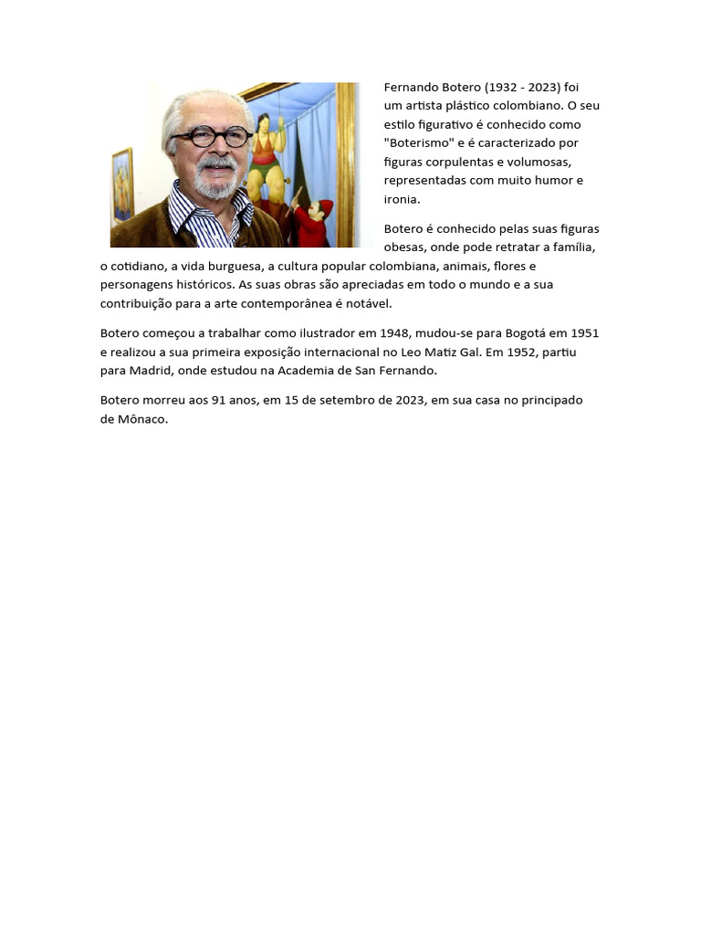 Fernando Botero | PDF