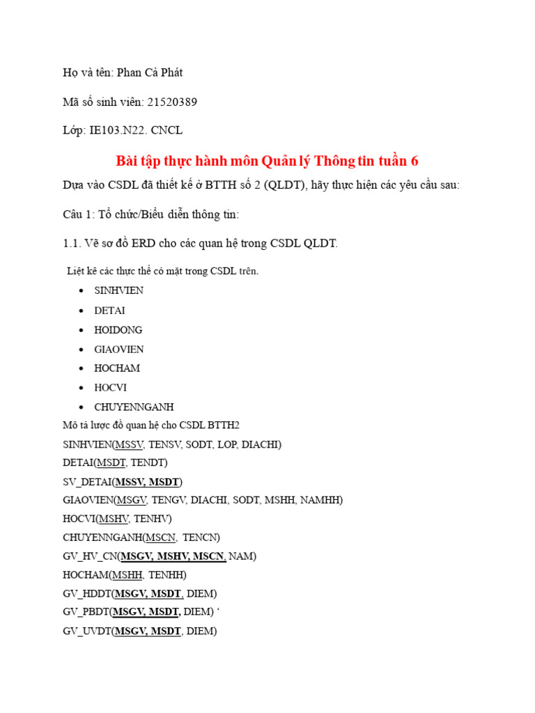 PhanCaPhat BTTH6 | PDF