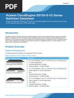 Huawei CloudEngine S5735-L-V2 Series Switches Datasheet | PDF | Network Switch | Computer Network