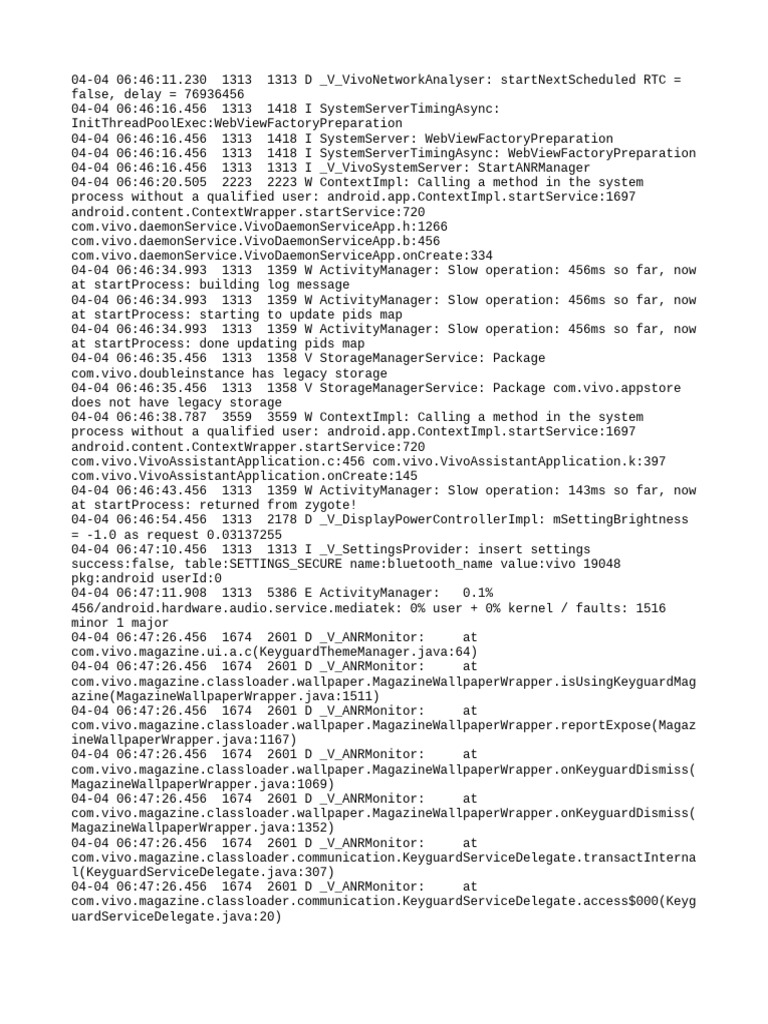 Log | PDF | System Software | Software Engineering