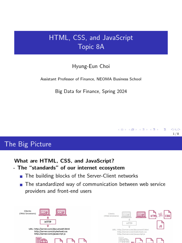 Big Data Finance t7 1 Choi Neoma HTML Css Js 2024 | PDF | World Wide Web | Internet & Web