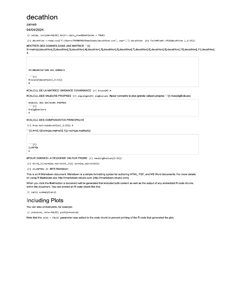 Decathlon TP CSV | PDF