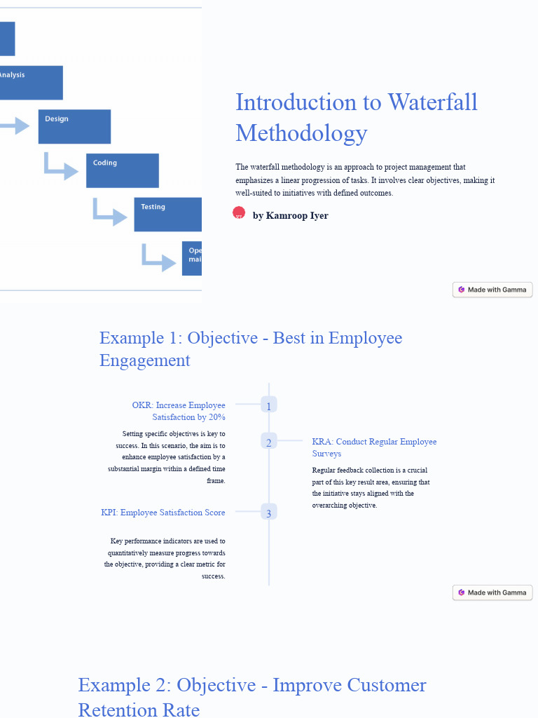 Introduction to Waterfall Methodology | PDF | Performance Indicator ...
