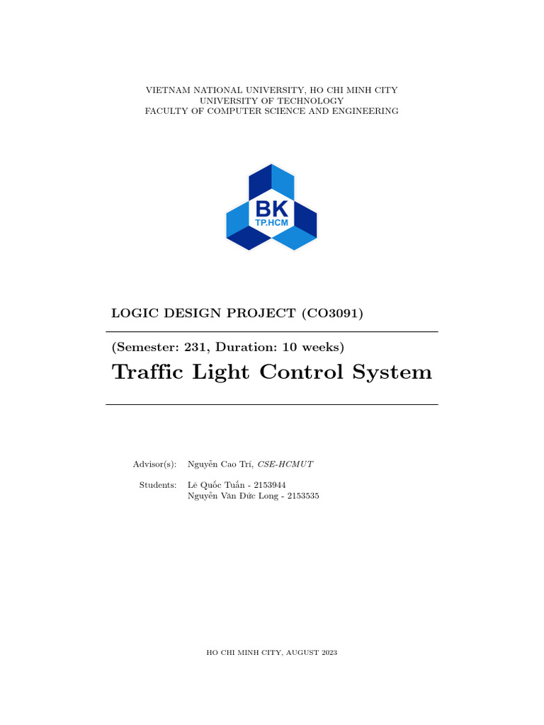 Logic Design Project Report 2153535 2153944 | PDF | Electronic Circuits ...