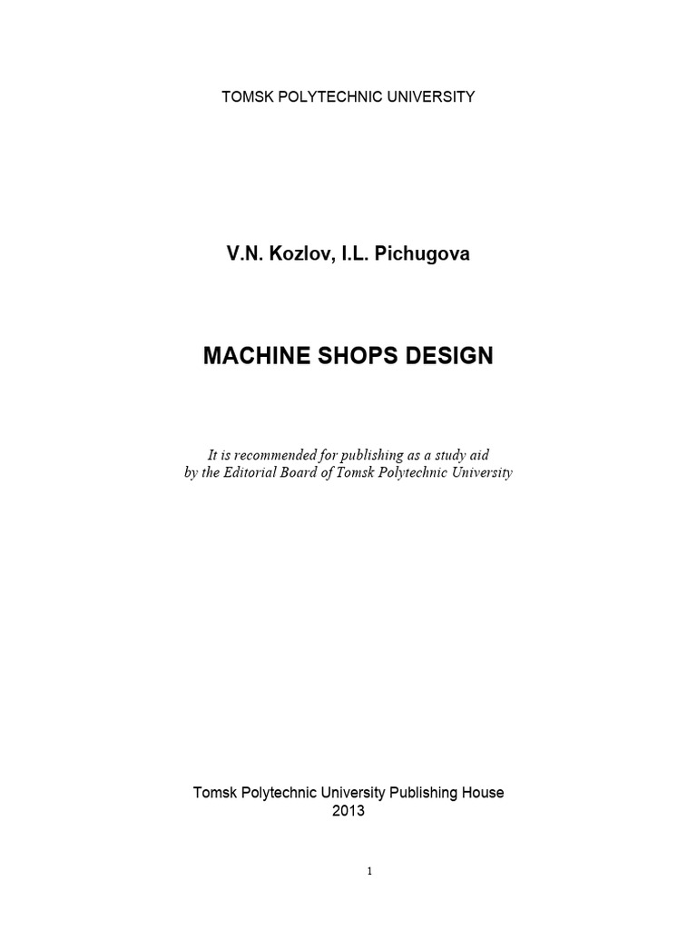 Machine Shops Design | PDF | Computer Aided Design | System