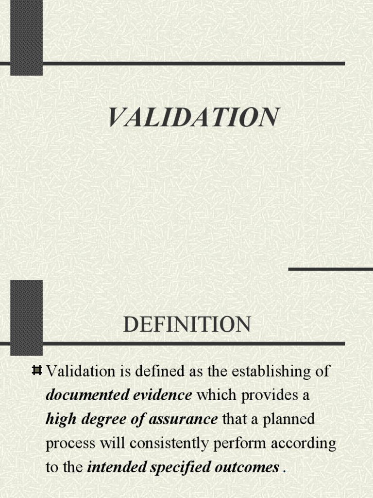Validation 1 | PDF | Verification And Validation | Evaluation