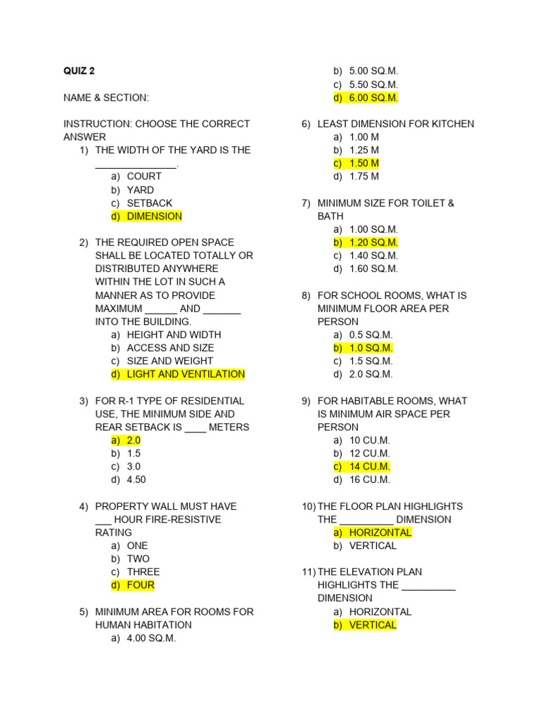 Building System Design Quiz | PDF | Queensland | Culture Of Queensland