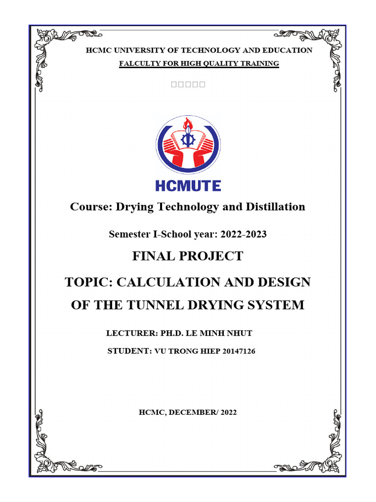 Vu Trong Hiep-Drying Technology | PDF | Heat | Heat Transfer