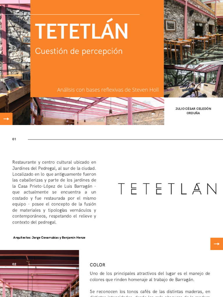Restaurante Tetetlán: Diseño y Menú | PDF