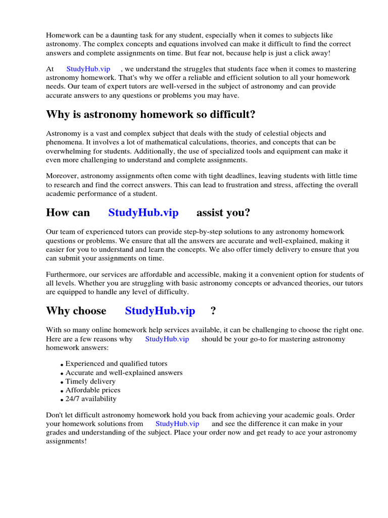 Mastering Astronomy Homework Answers | PDF | Earth | Stars