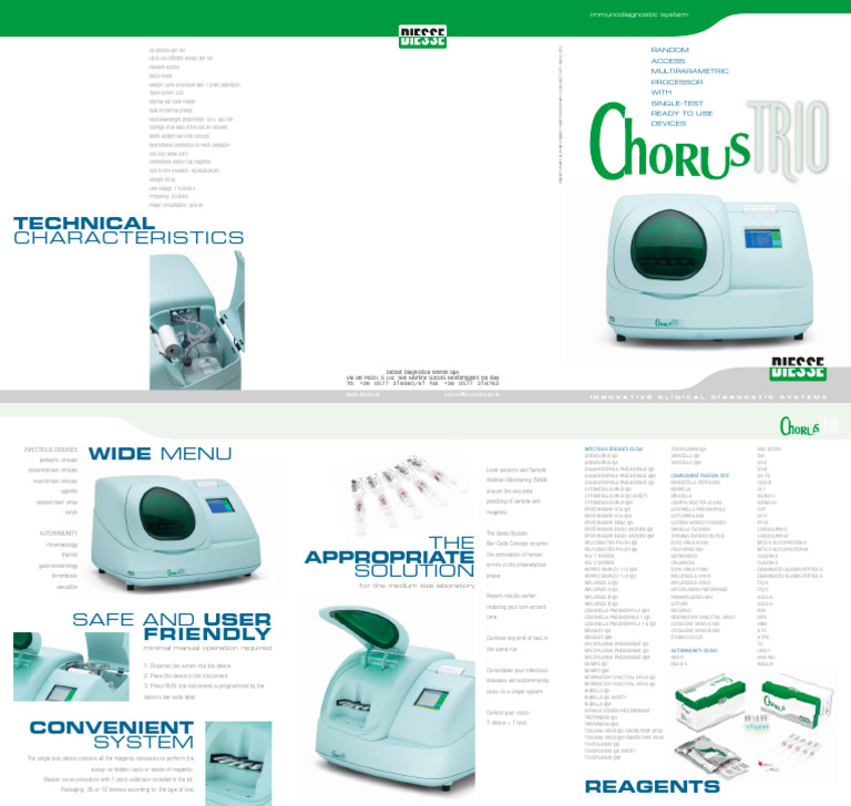 Ing Brochure Chorustrio Rev03 | PDF | Pneumonia | Immunoglobulin G