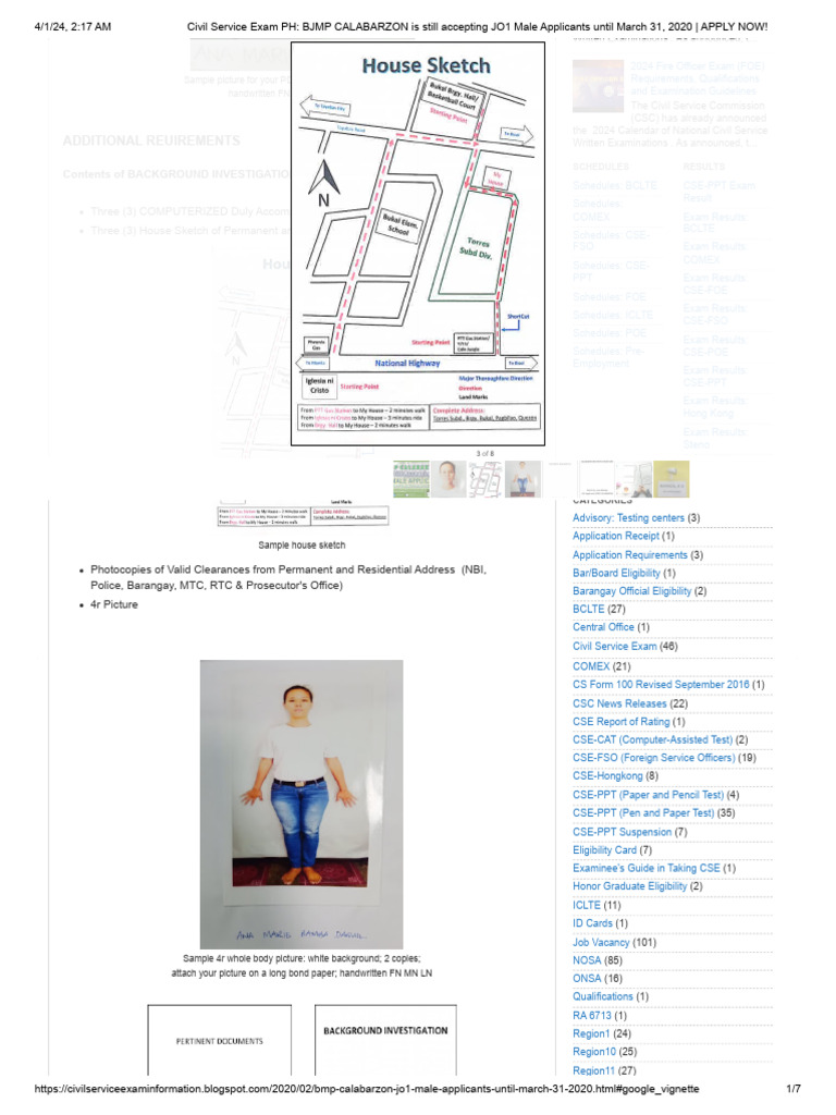 BJMP Sample Residential Sketchplan | PDF | Government