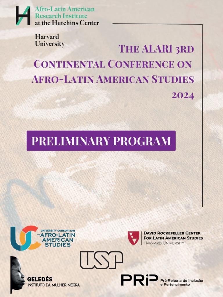 Preliminary-Program ALARI 2024 | PDF | Racismo | Discriminación y relaciones raciales